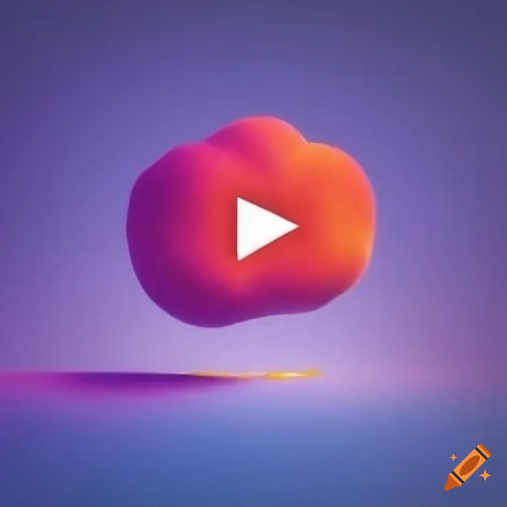 Logo for 'cloud' youtube channel on Craiyon