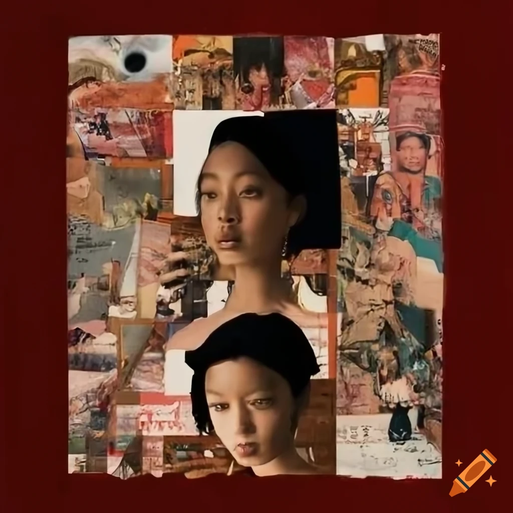 Cover art of a collage titled 'nonentity' on Craiyon