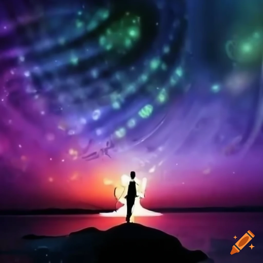 Image representing the happiness of the soul on Craiyon