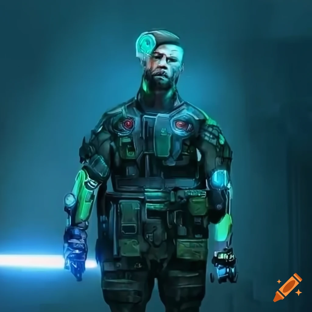 Digital space military elite commando artwork by various renowned ...