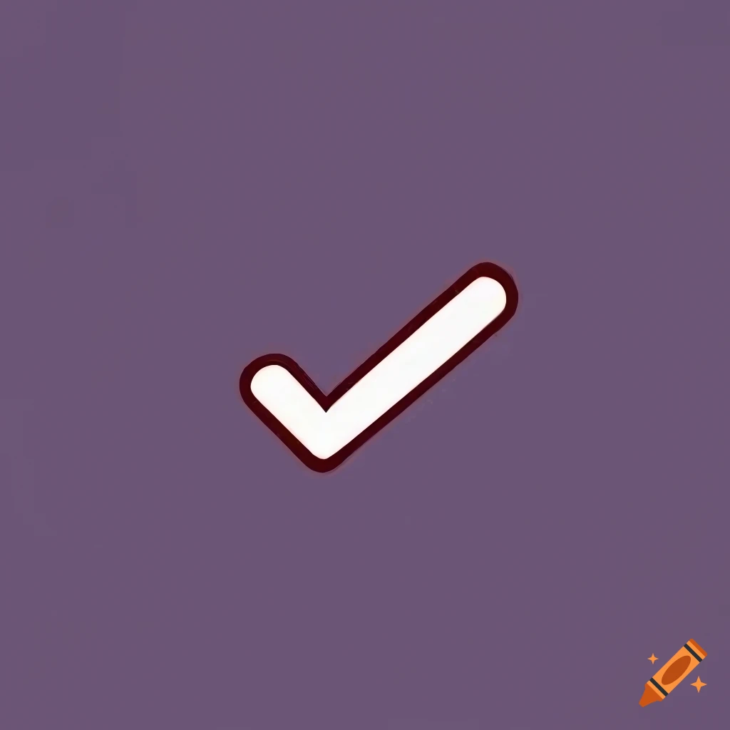 Checkmark icon for to-do lists