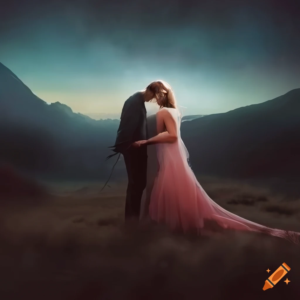 Album cover featuring a field on Craiyon