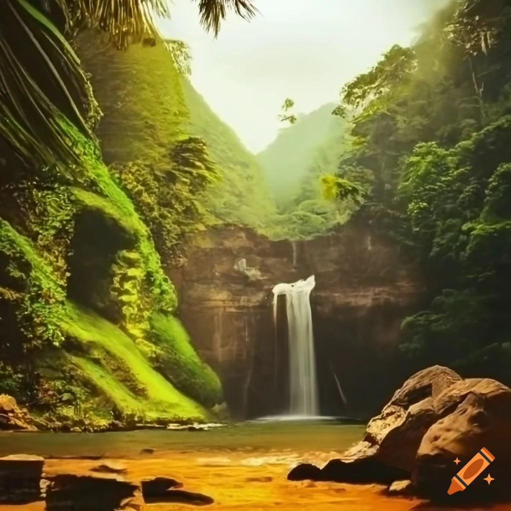 Exploring the beautiful landscapes of sri lanka on Craiyon