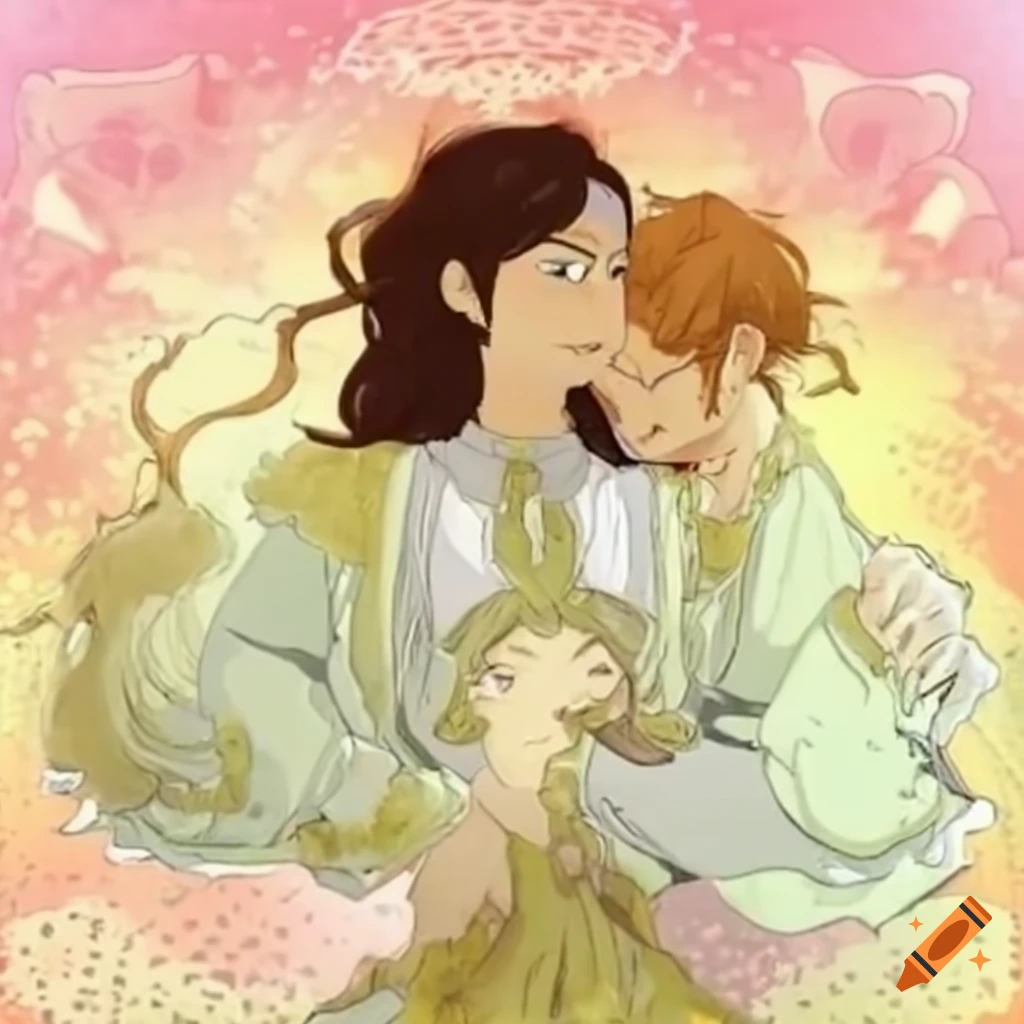 Watercolor painting of edwin and morcar, earls of mercia and northumbria on Craiyon