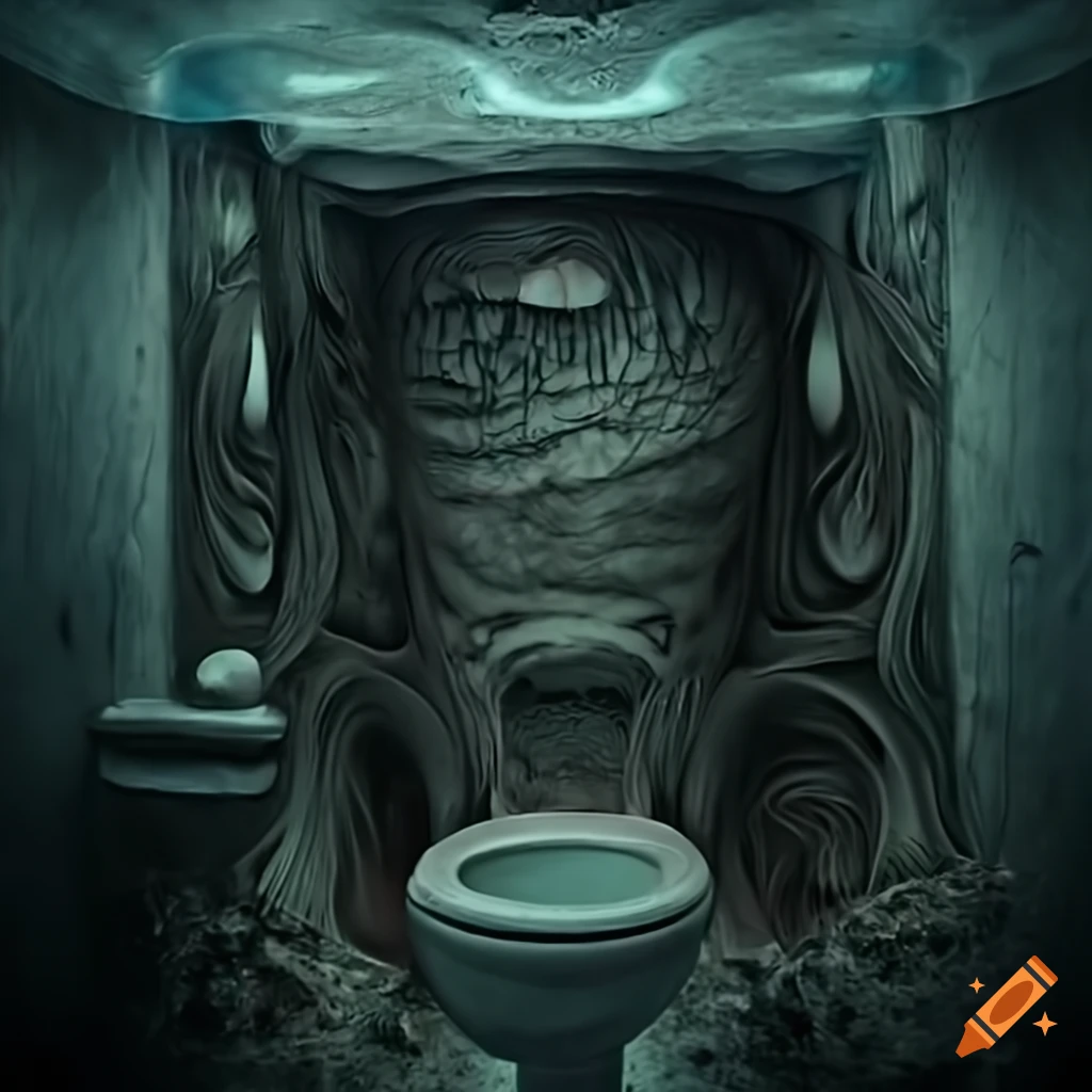 Sculpture of a toilet inspired by salvador dali on Craiyon