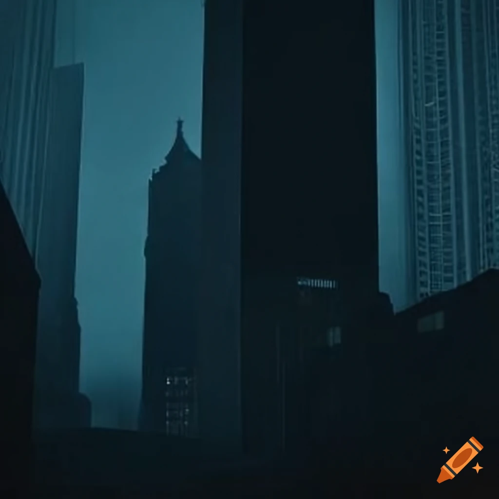 View of an urban scene from a low angle on Craiyon