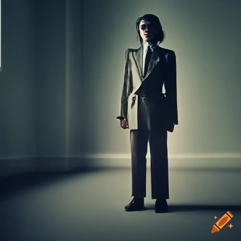 Grainy photograph of a cia agent in a suit