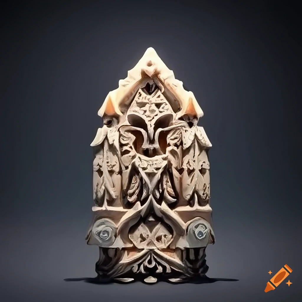 Detailed carving in the style of zelda game on Craiyon