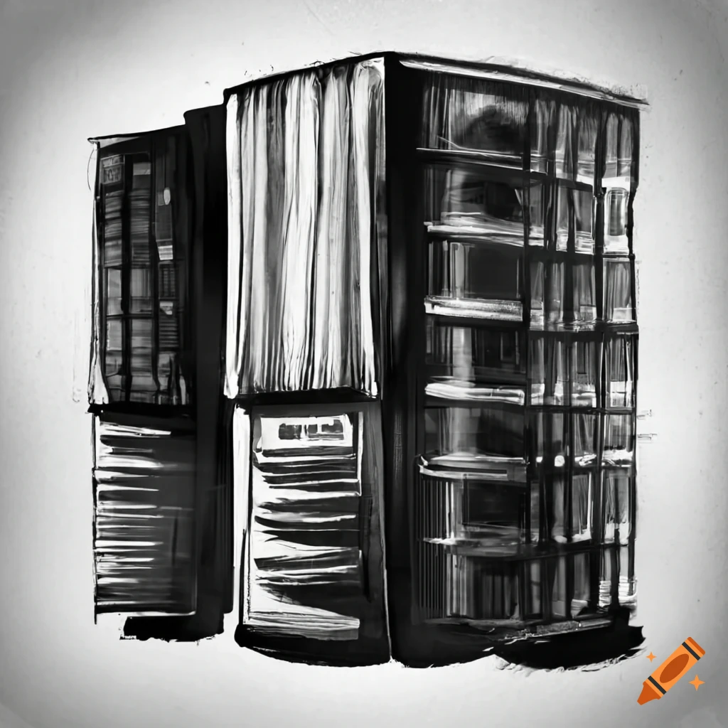 Illustration of server management on Craiyon