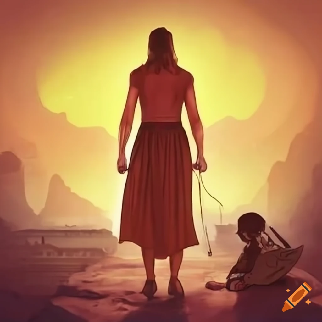 Illustration depicting the hero's journey