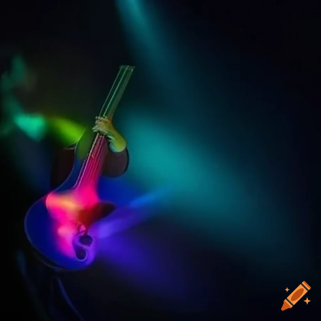 Image representing vibrant music playing in harmony on Craiyon