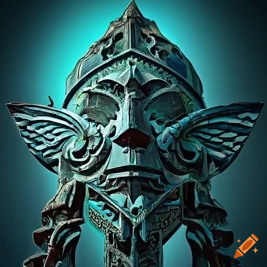 Stunning high-definition carving inspired by zelda game motif on Craiyon