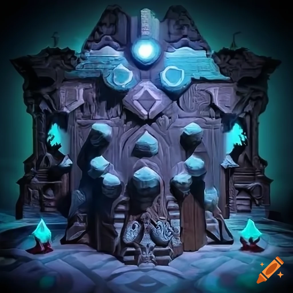 Protoss biomechanical architecture in a modern lunar building on Craiyon