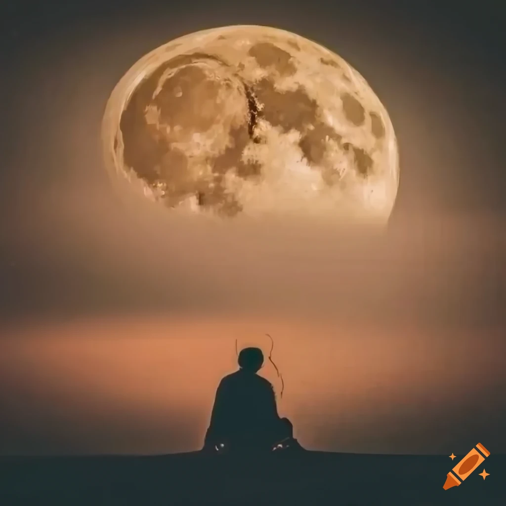 Otherworldly beauty in moonlit barren landscape on Craiyon