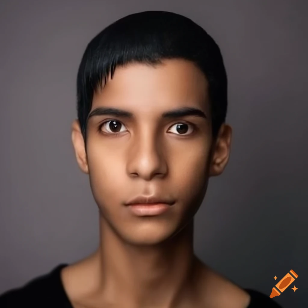 Artistic representation of a humanoid man with arabic features