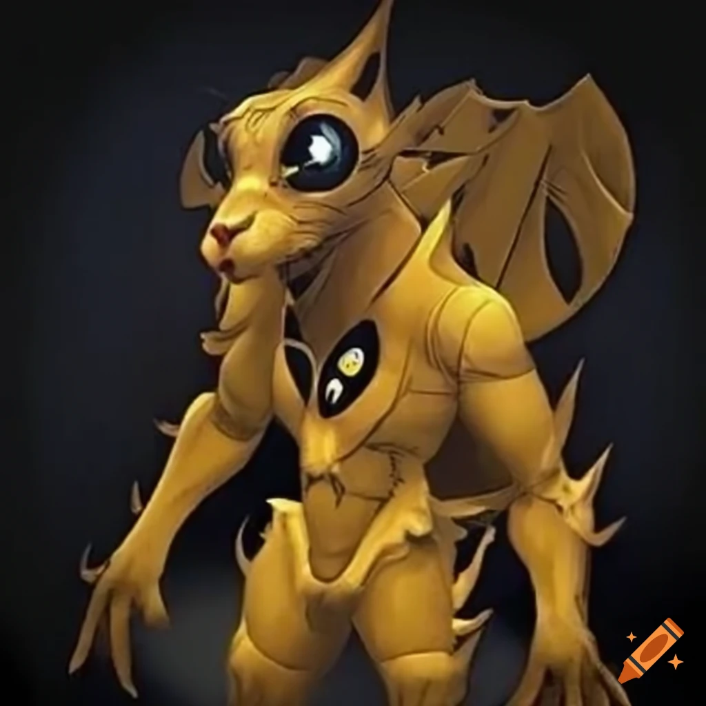 Illustration of a demonic cat engineer on Craiyon