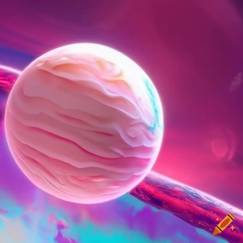 Image of a candy planet
