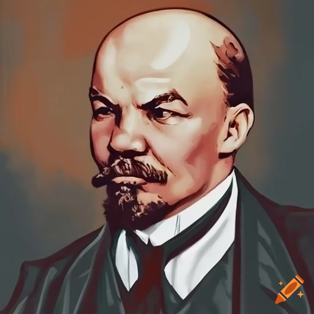 Image of lenin on Craiyon
