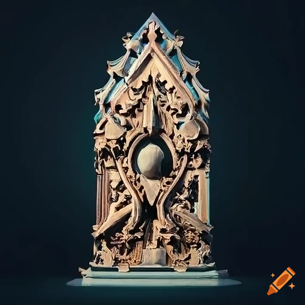 Detailed carving inspired by zelda game on Craiyon