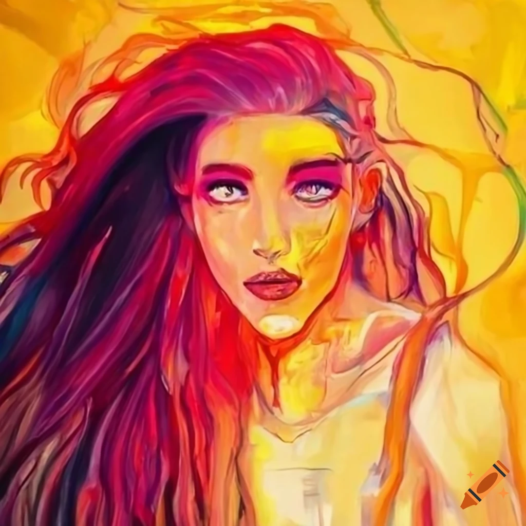 Love art painting on Craiyon