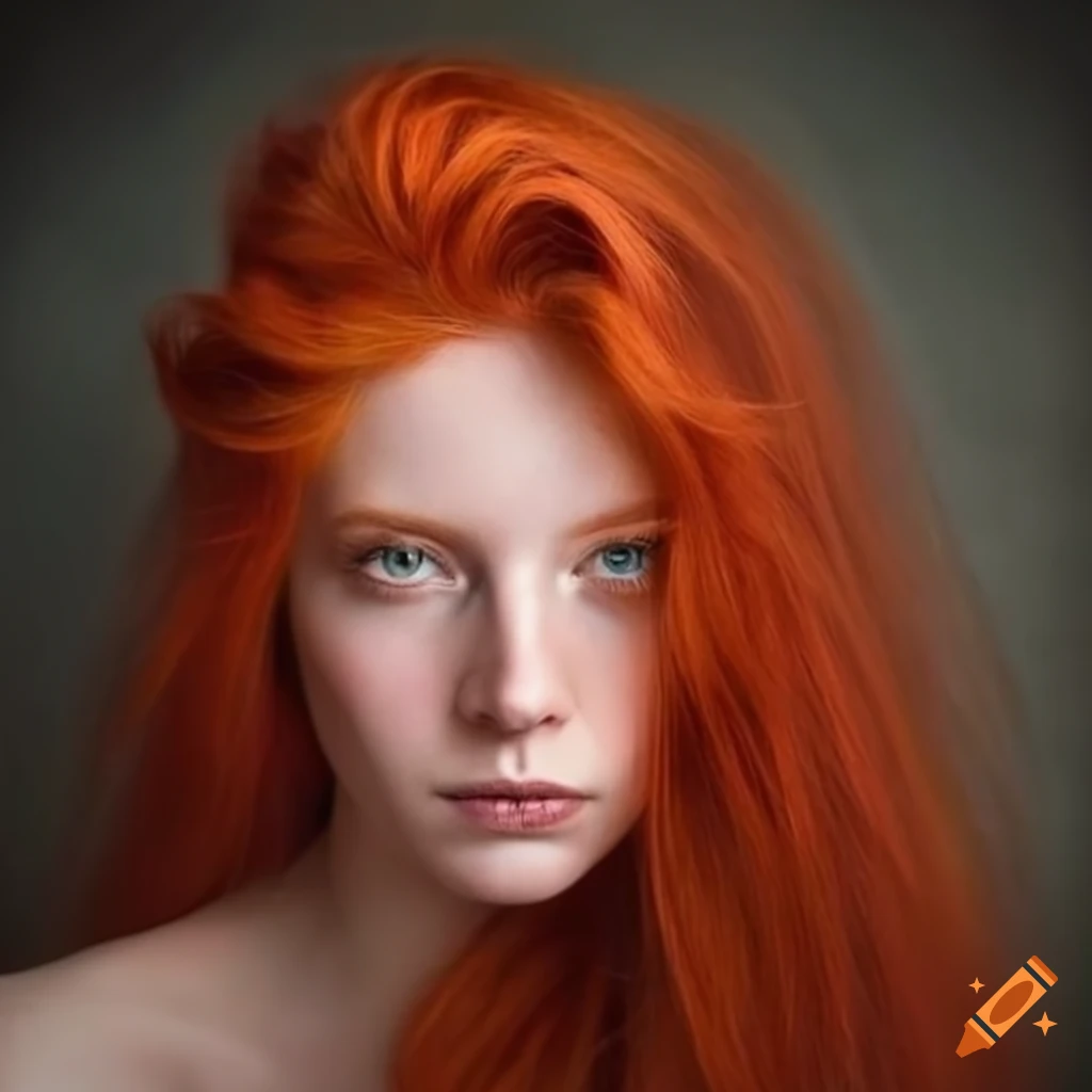 Photo Of A Mesmerizing Red Haired Woman On Craiyon