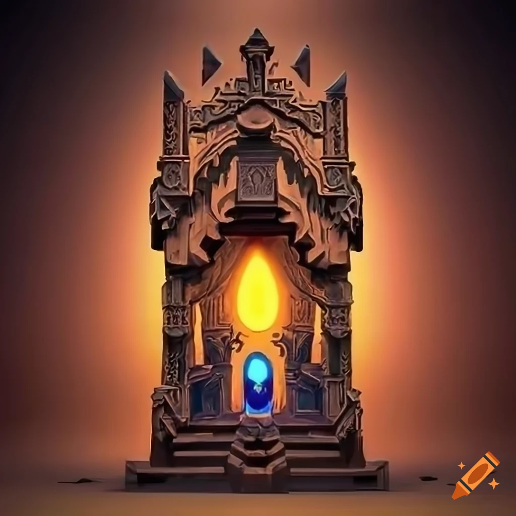 Digital artwork of a boss in a zelda game on Craiyon