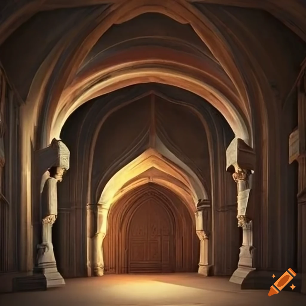 Image of a mystical medieval vault