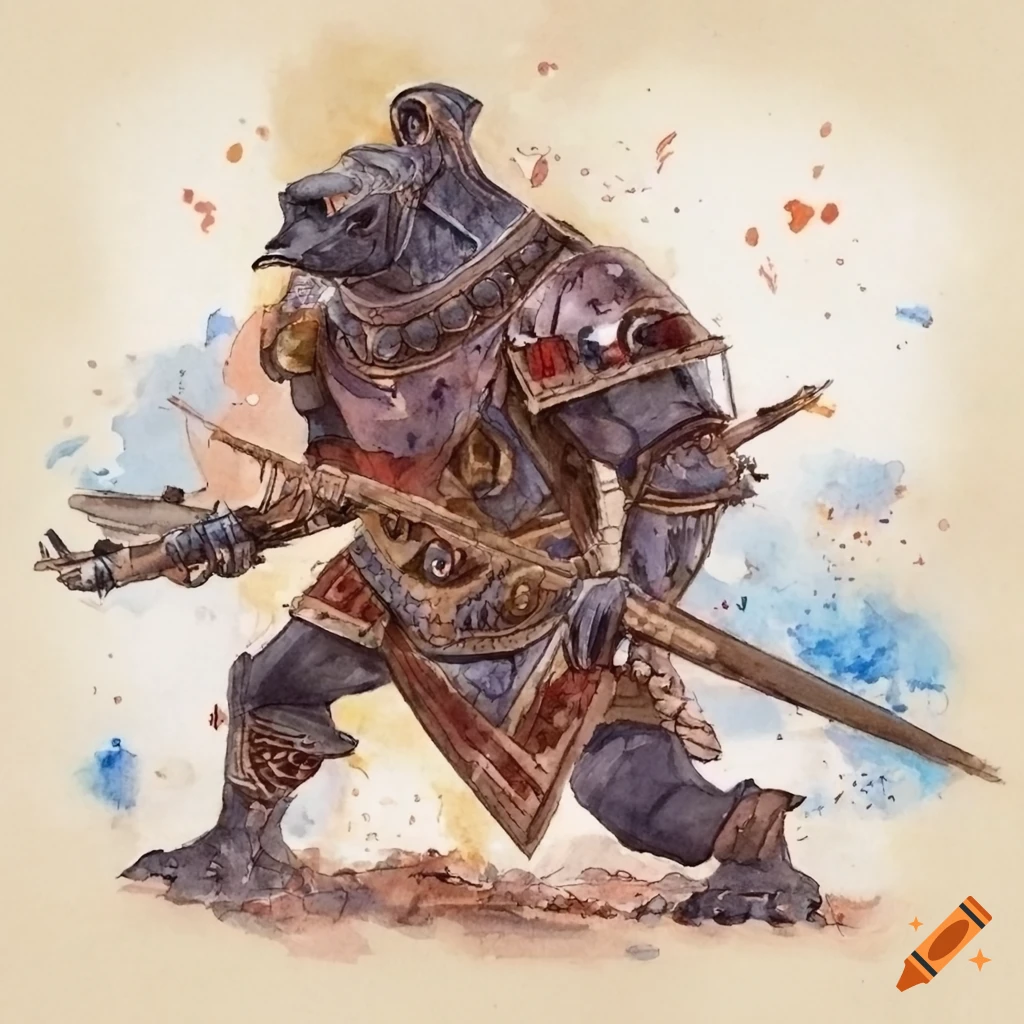 Anthropomorphic rat king character art for rpg on Craiyon