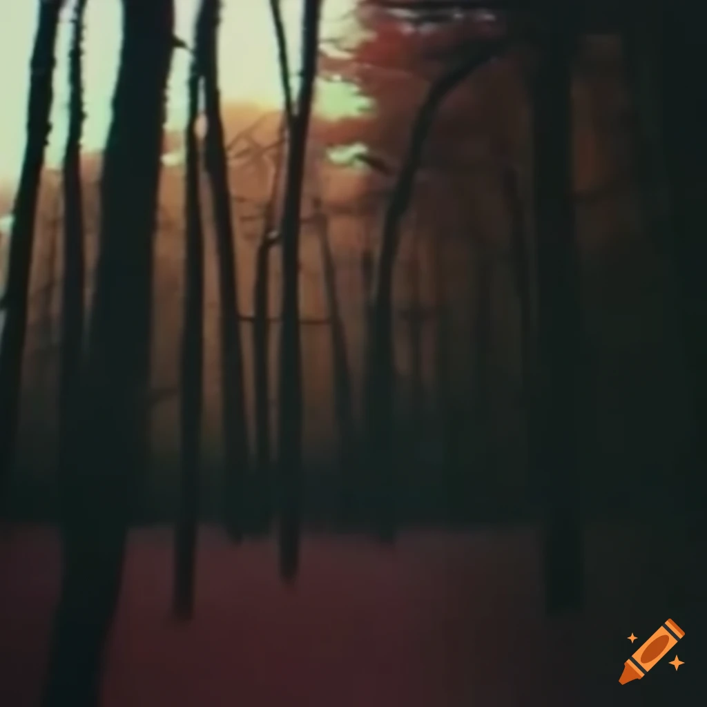 Grainy vhs footage representing someone's mind on Craiyon