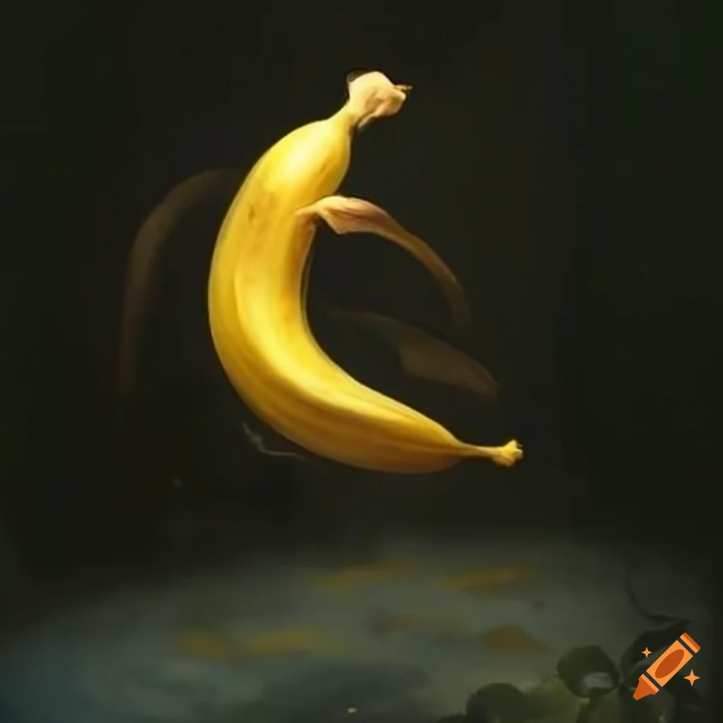 Flying banana in a desert on Craiyon
