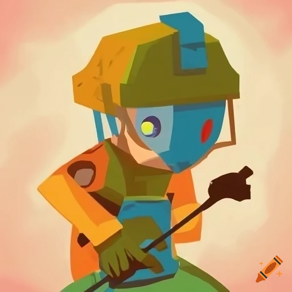 Image of the dustman character from dustforce