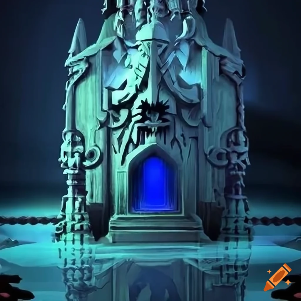 Front door in biomechanical house interior inspired by hr giger in ...