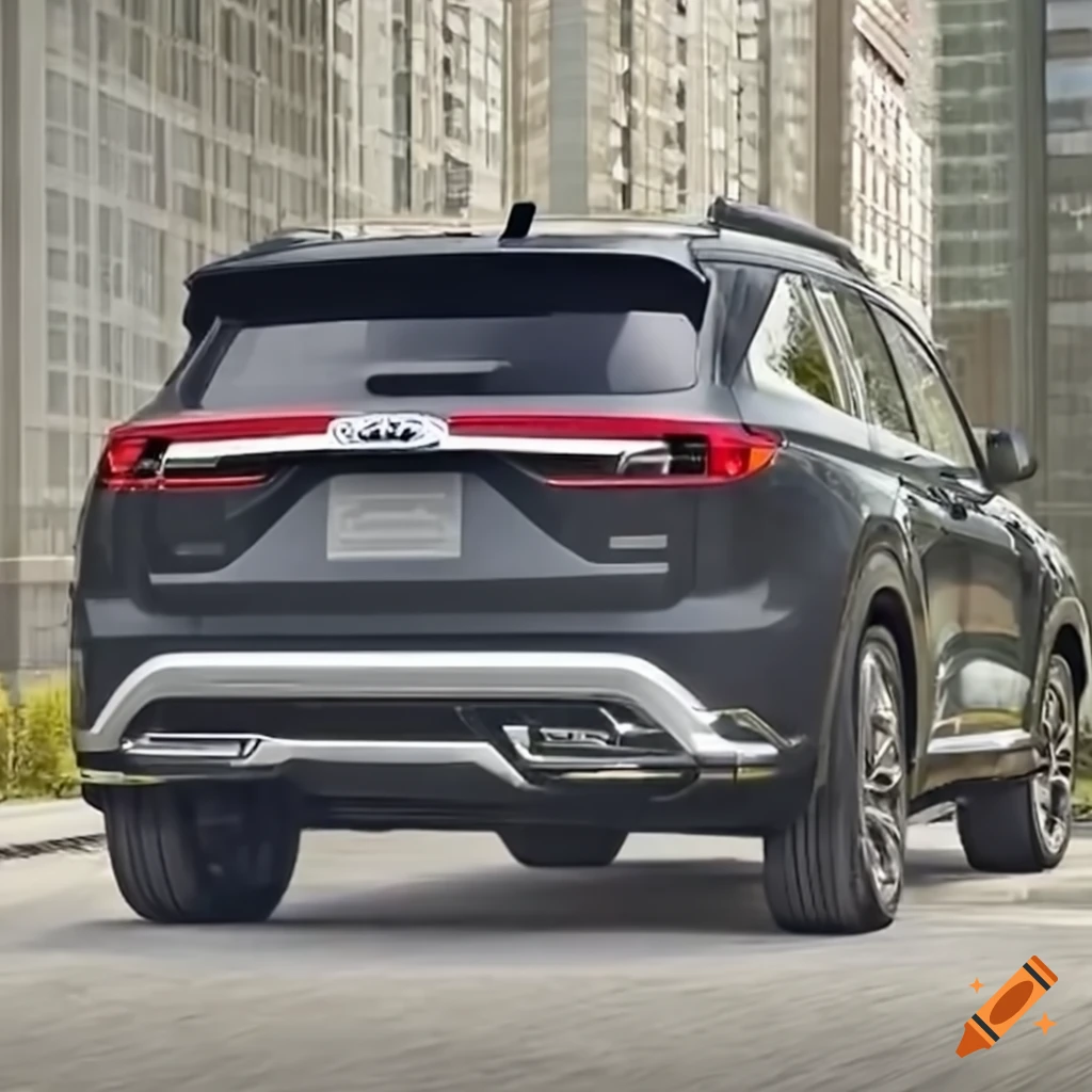 Rear view of a 2023 kia sorento seltos