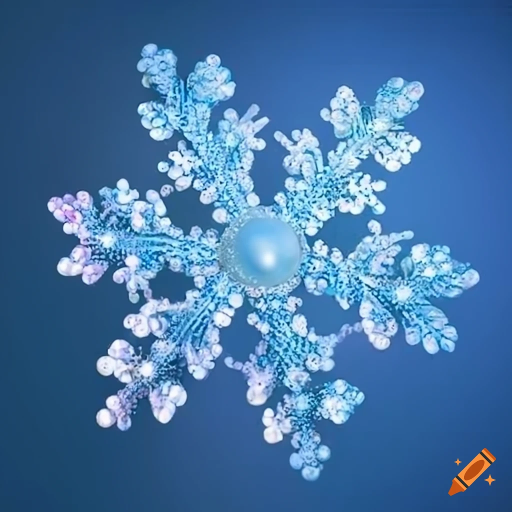 Pearl Snowflake On Craiyon