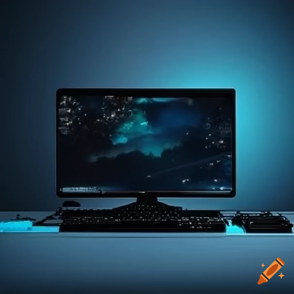 Collection of computer devices on Craiyon