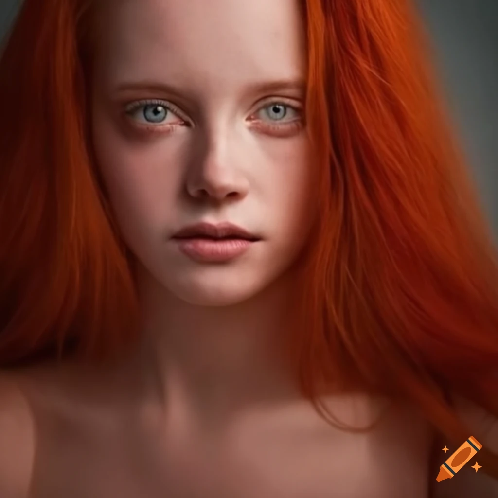 Photo of a mesmerizing red-haired woman
