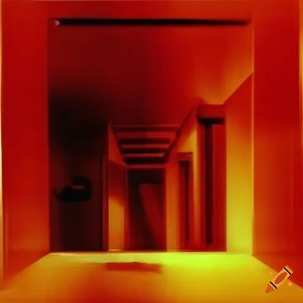 Retro tech landscape from the 70s