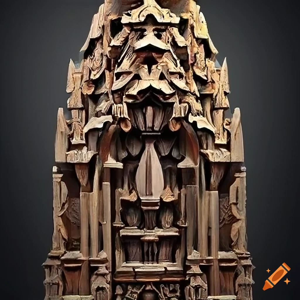 Detailed sculpture with zelda game motif
