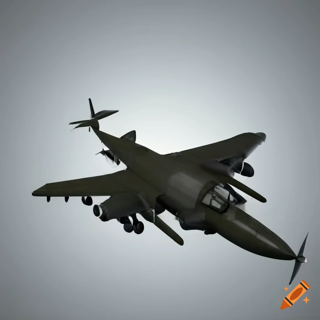 Airplane similar to eagle on Craiyon