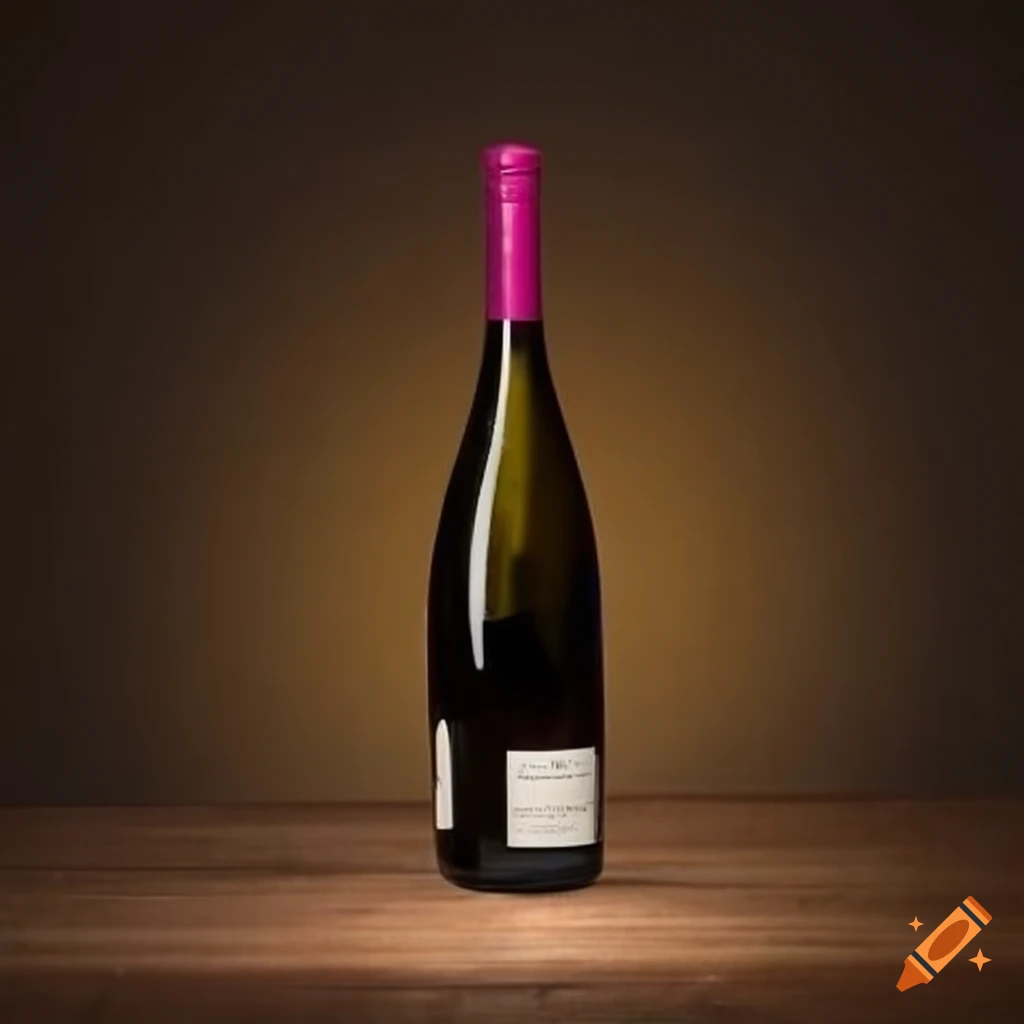 Bottle of burgundy wine