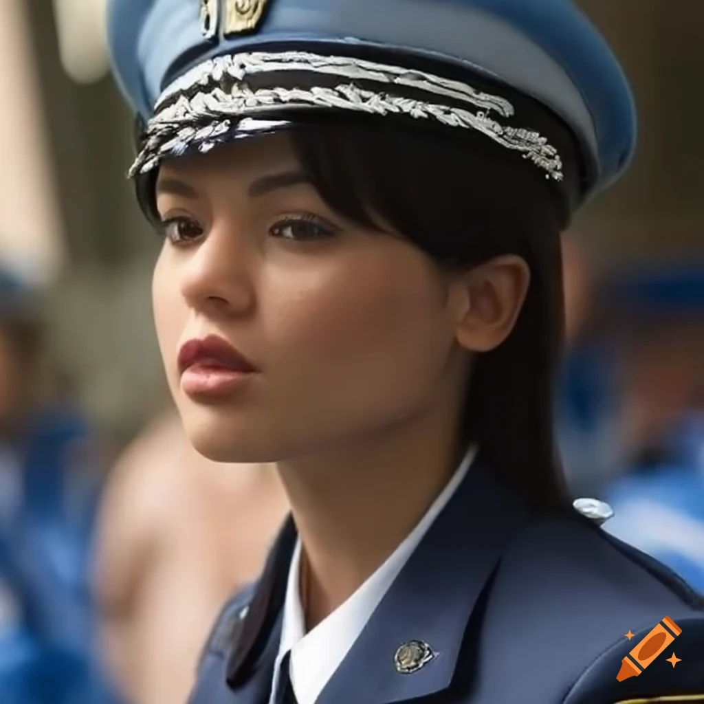 Image of a cute united nations police officer on Craiyon