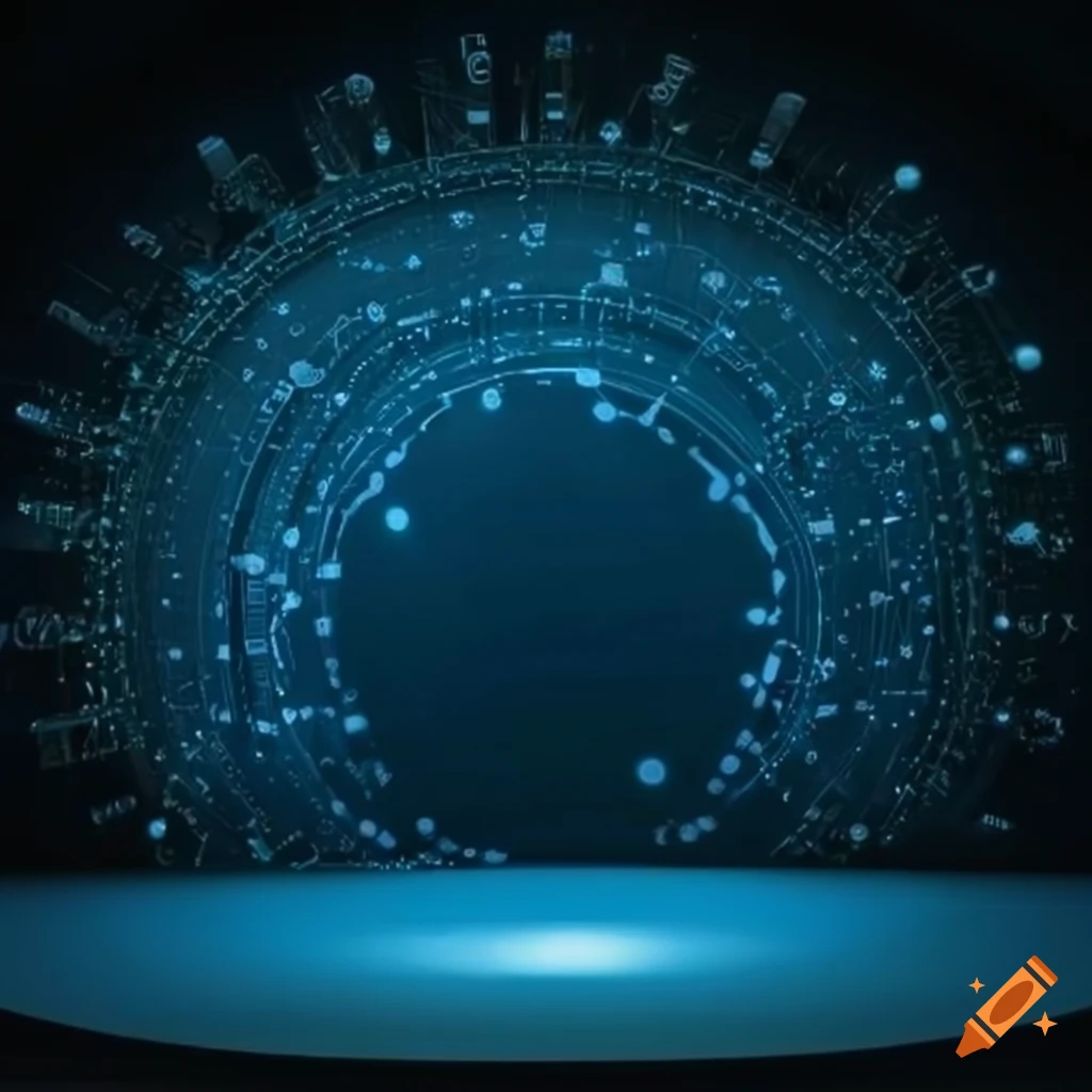 Modern visionary organization with cutting-edge technology on Craiyon