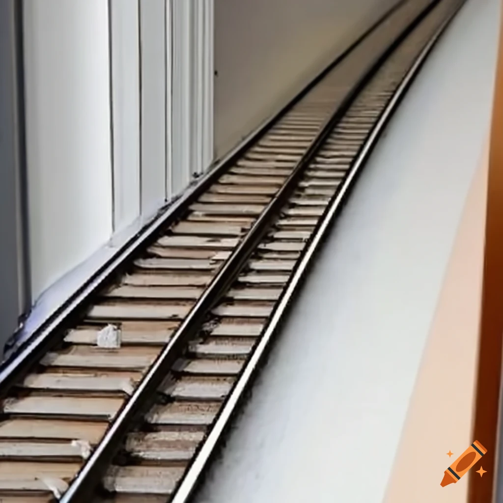 Image of creating vertical rails on Craiyon