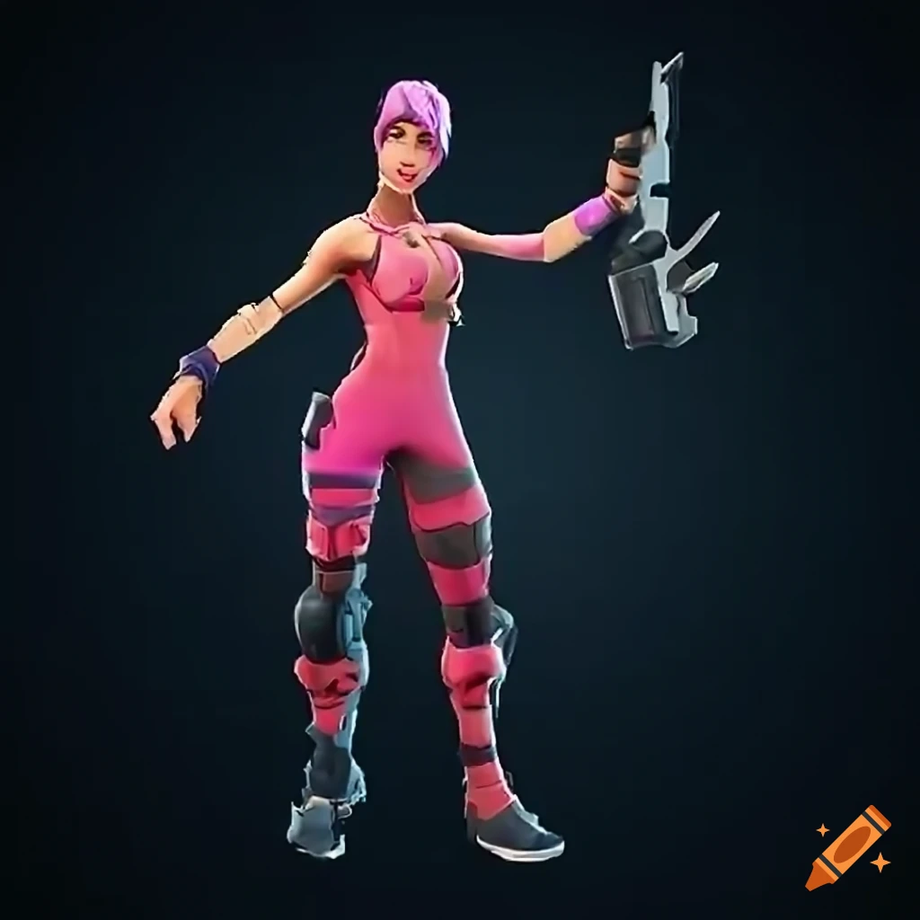Female video game character from the 00s era on Craiyon