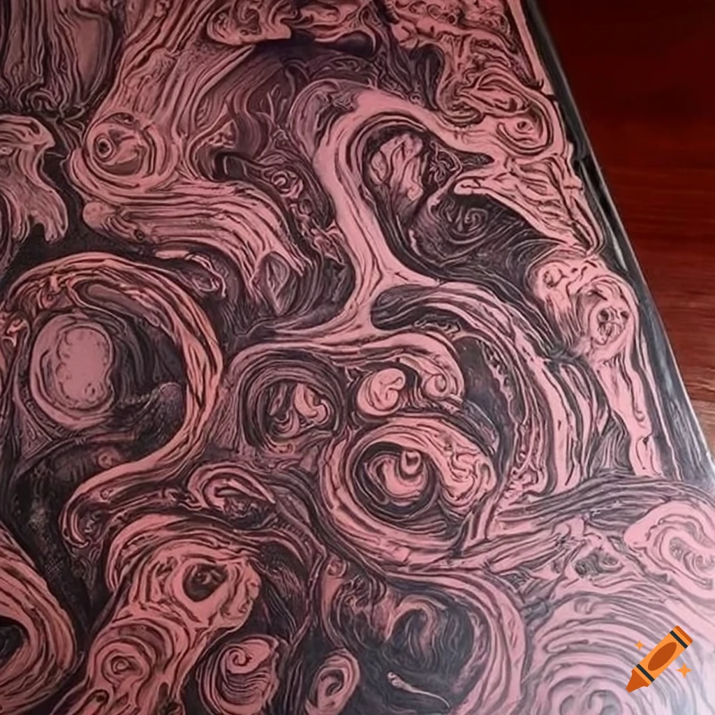 Abstract artwork of hidden lifeforms in smoky stenciled static on Craiyon