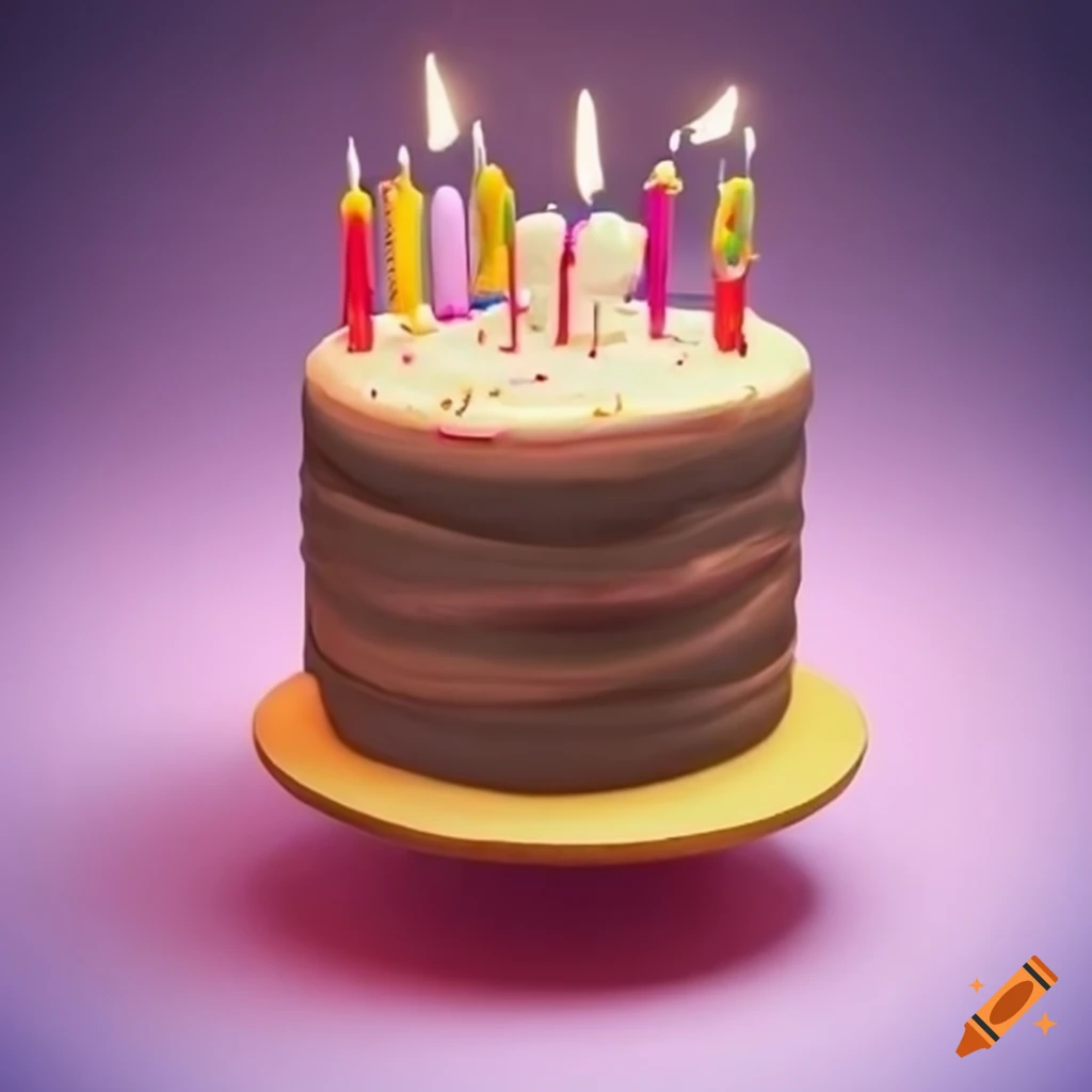 Birthday Cake images created on Craiyon