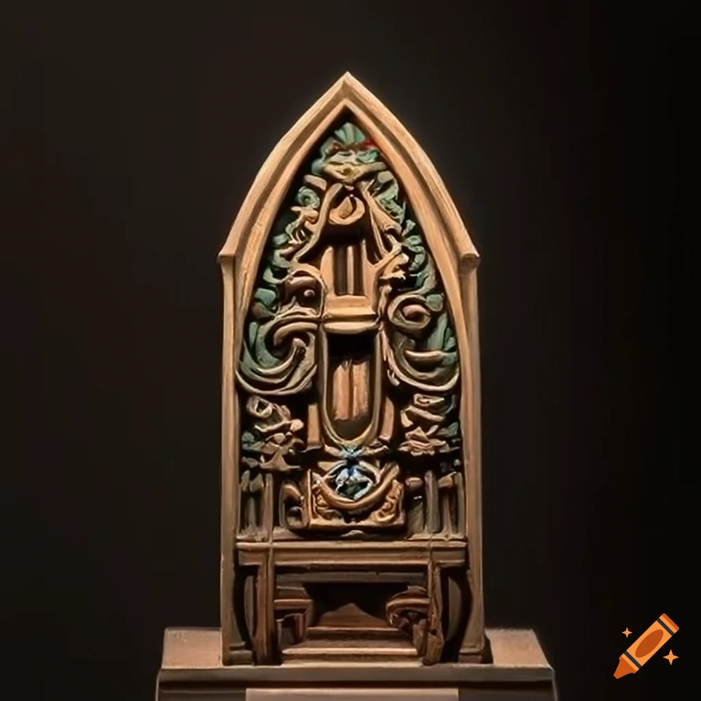 Detailed carving inspired by zelda game