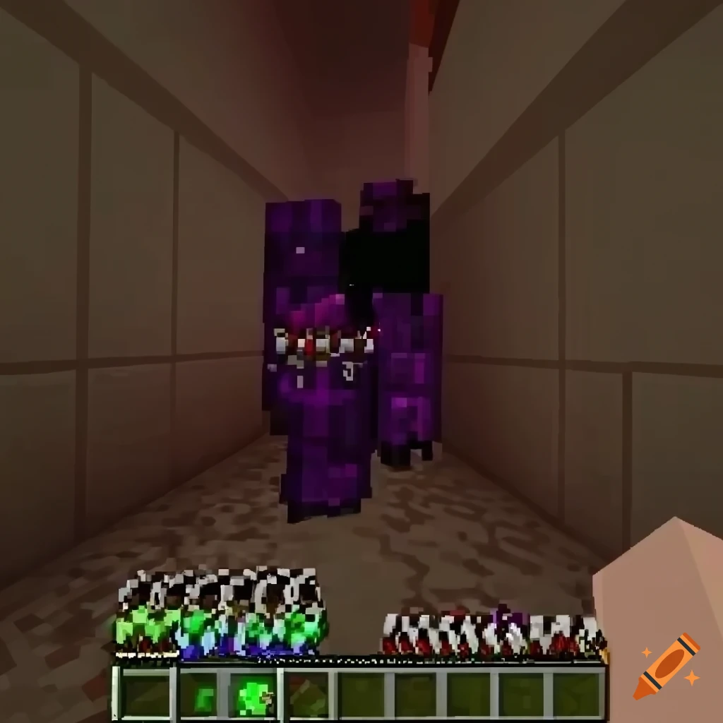 Corrupted minecraft launcher on Craiyon