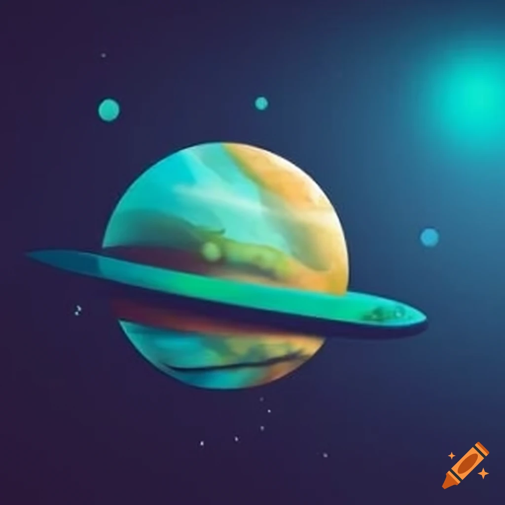 Logo design with a universe theme
