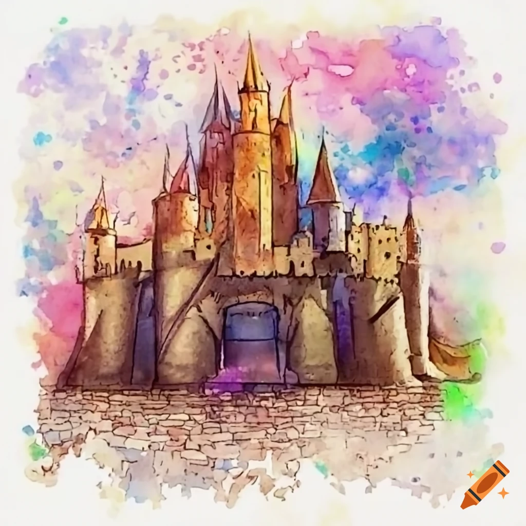 Easy Medieval Castle Drawings